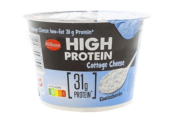 Milbona High Protein Cottage Cheese - HealthyAndTasty.ch